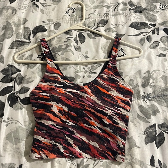 lululemon athletica | Tops | Lululemon Tiger Tide Smoky Red Multi ...